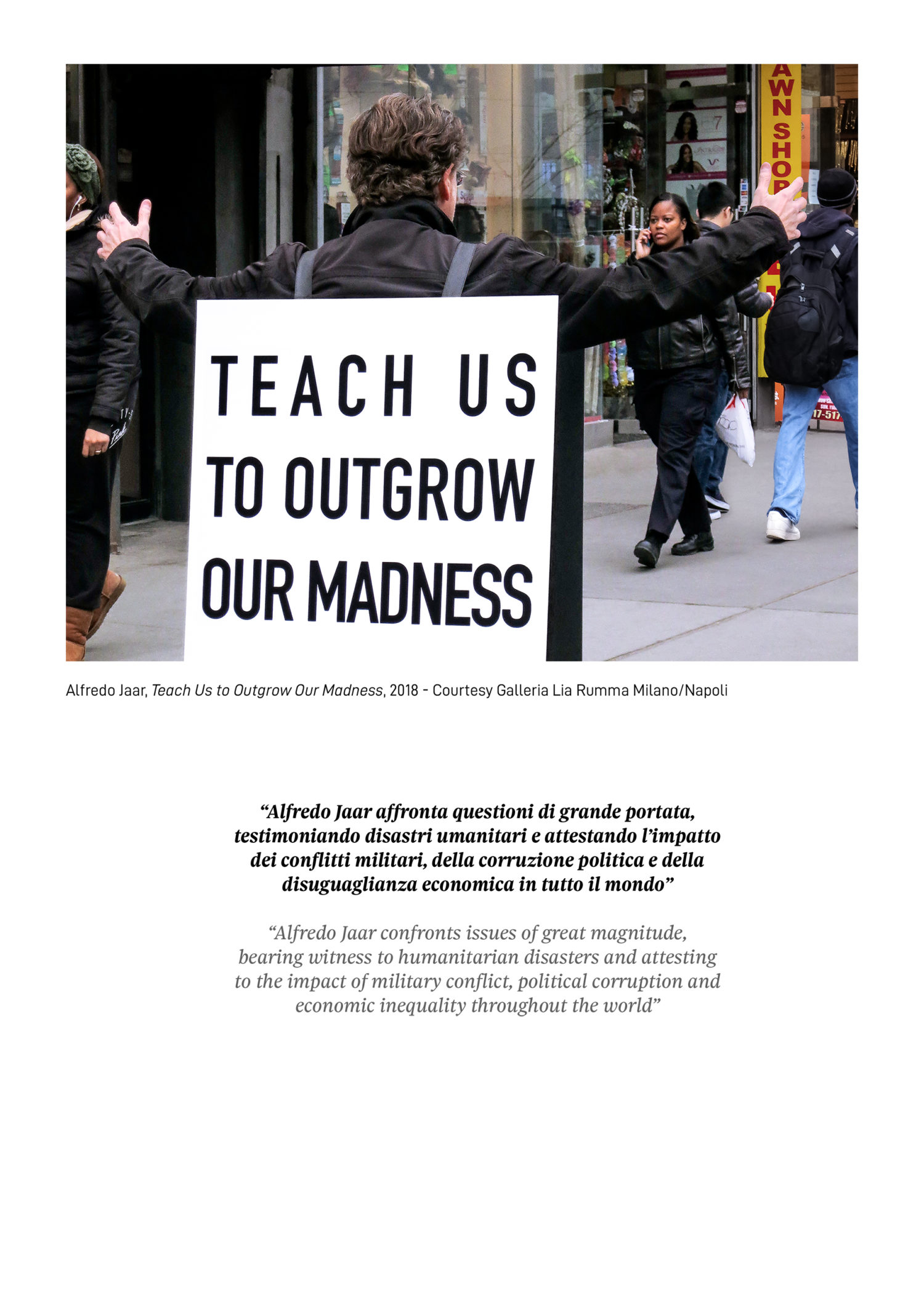 Capri Life – Alfredo Jaar